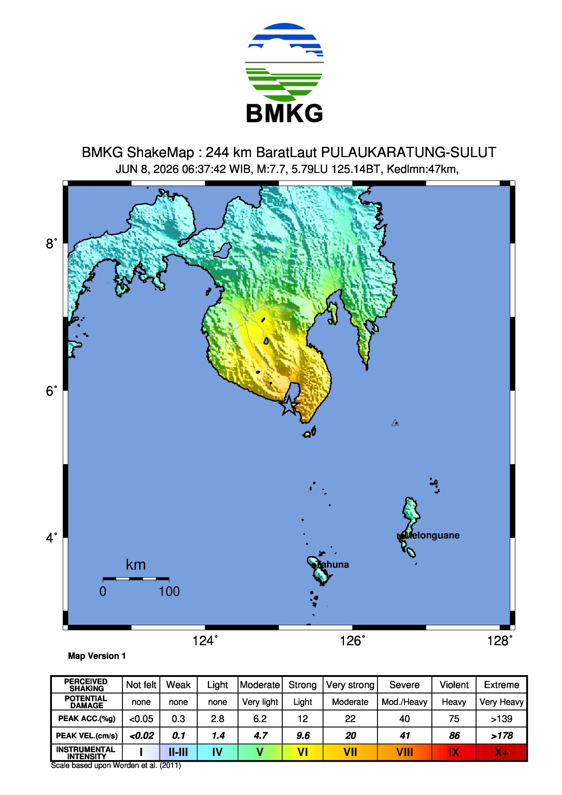 Gempa M7,7 Guncang Sangihe, Tsunami Minor Terdeteksi di Sejumlah ...